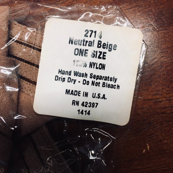 Other | Vintage Thigh High Nylons 6 Pair Natural Beige One Size | Poshmark